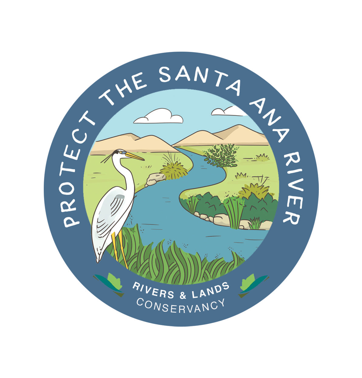 Rivers and Lands: Santa Ana River Stickers – LesleyGoren